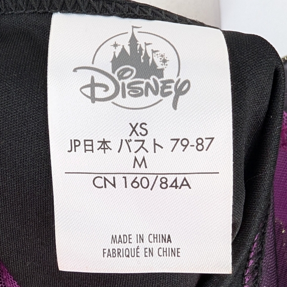 Disney | Dresses | Disney Purple Black Tulle Layer Ursula Mini Dress ...